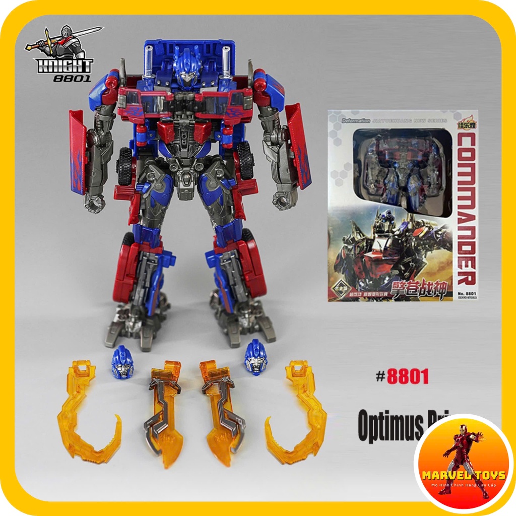 Mô Hình Optimus Prime 8801 18cm Transformers Robot Biến Hình Xe Tải Và ...