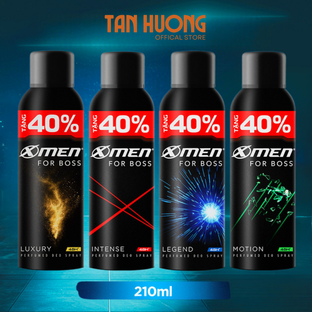 Xịt Khử Mùi X-men For Boss Intense Perfumed 150ml/ 210ml | Shopee Việt Nam
