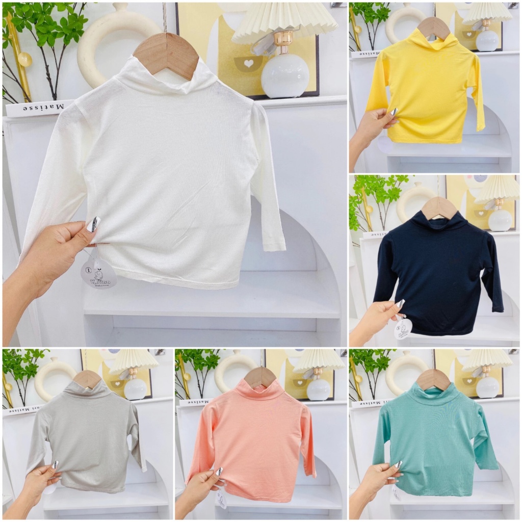 [mua 4 tặng 2] Áo Giữ Nhiệt Minky Mom Bé Gái/Bé Trai, Chất Vải Thun Lạnh 4-16kg | Shopee Việt Nam