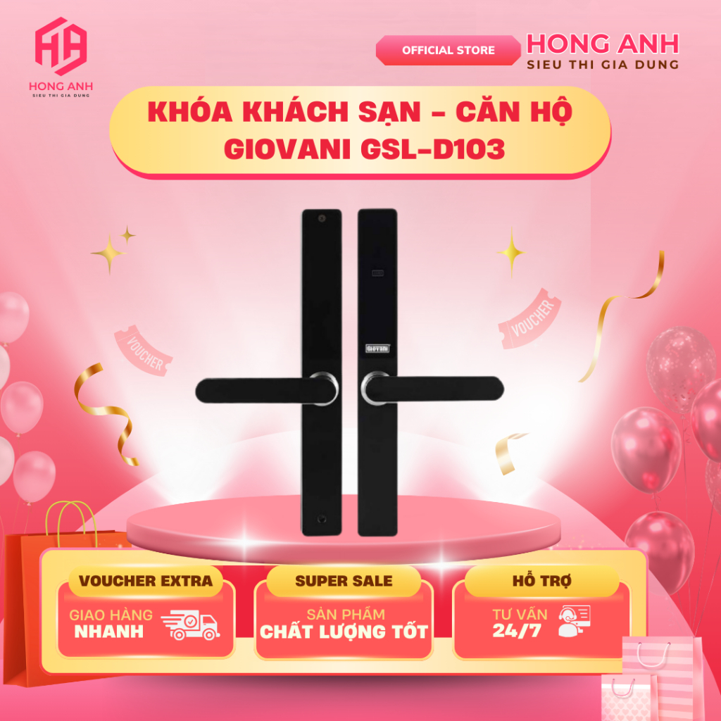 Khóa từ khách sạn Giovani GSL D103 Hàng Chính Hãng Nhập Khẩu Sử dụng ...