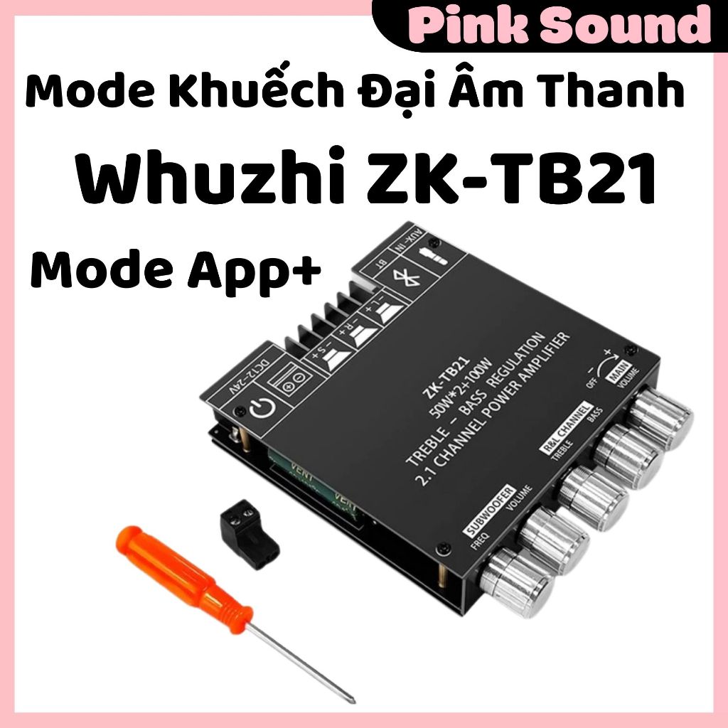 Mạch Khuếch Đại Âm Thanh ZK-TB21 TPA3116D2 Bluetooth 5.1 2x50W+100W | Shopee Việt Nam