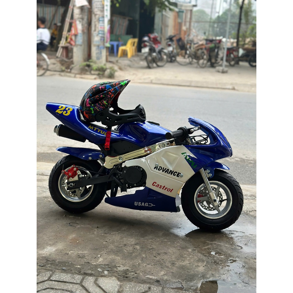 Xe moto mini 50cc - Xe tam mao tv | Shopee Việt Nam