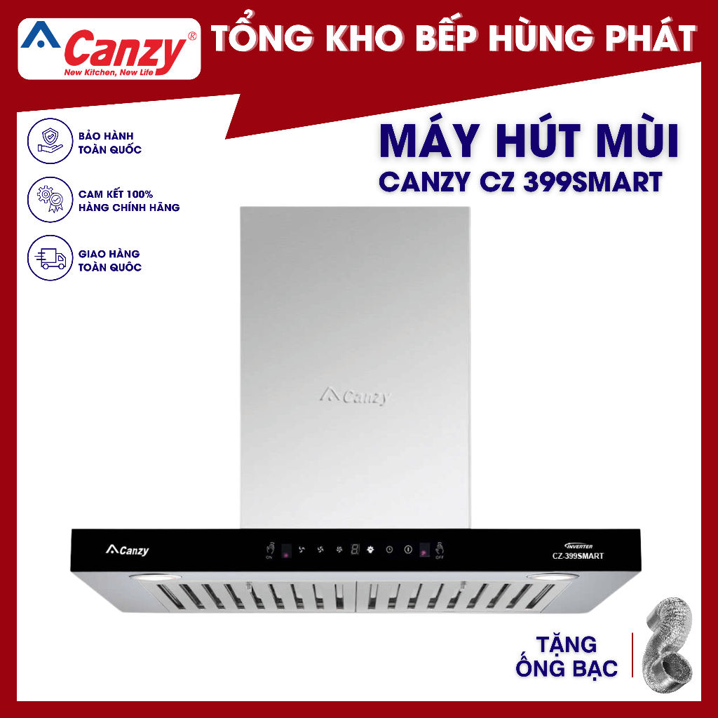 Máy hút mùi chữ T Canzy CZ 399SMART cảm biến vẫy tay | Shopee Việt Nam