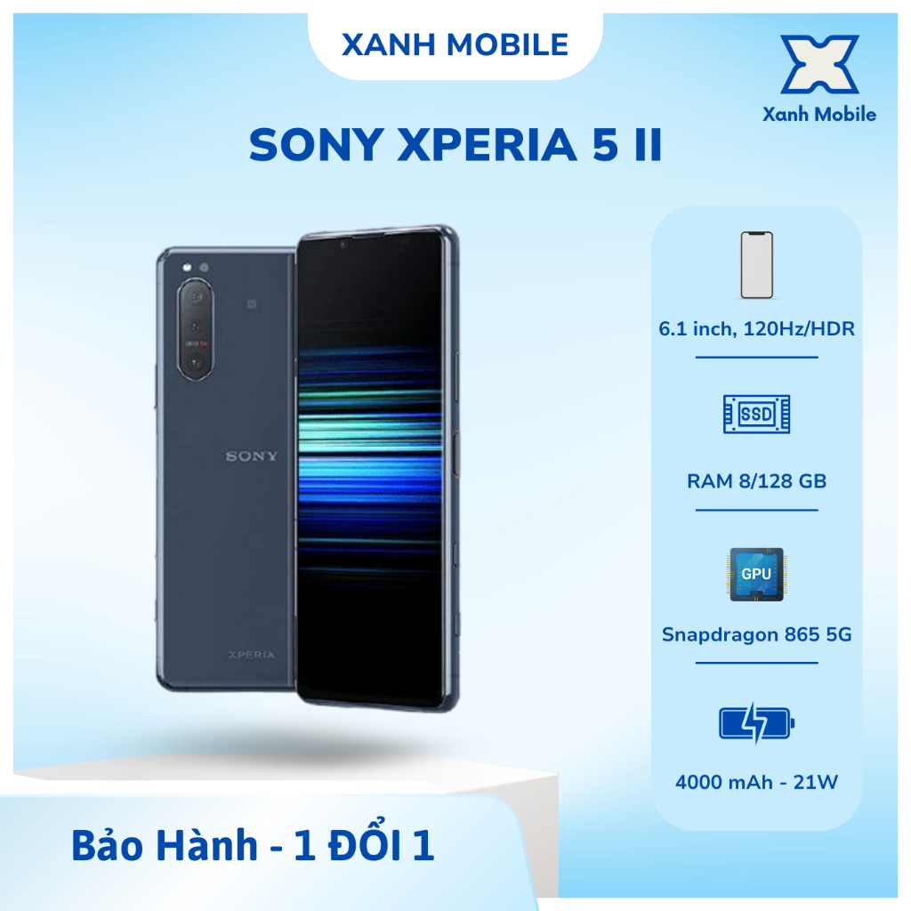Điện thoại Sony Xperia 5 II (X5 Mark 2), ram 8/128GB, Snapdragon 865 ...