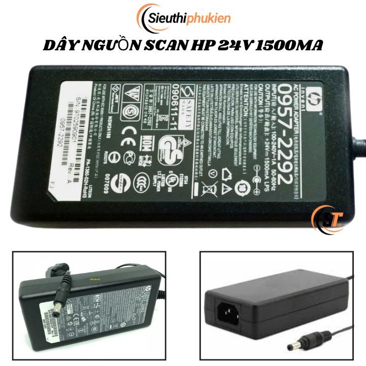 Dây nguồn Máy Scan HP ScanJet Pro N4000 snw1 - bảo hành 1 năm , adapter ...