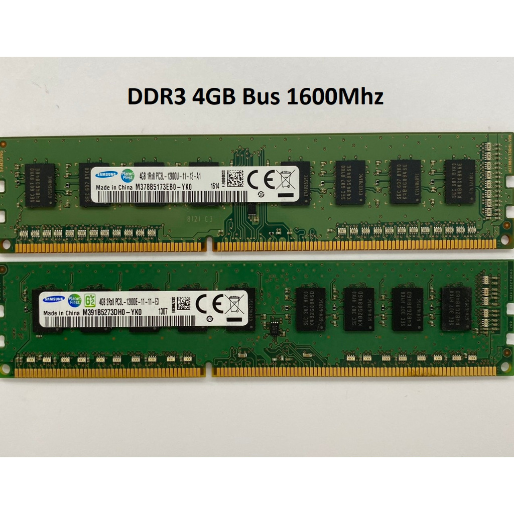 Ram ddr3 4g | 8GB PC3L bus 1600 gắn mọi loại main, ko kén main_ Ram pc ...