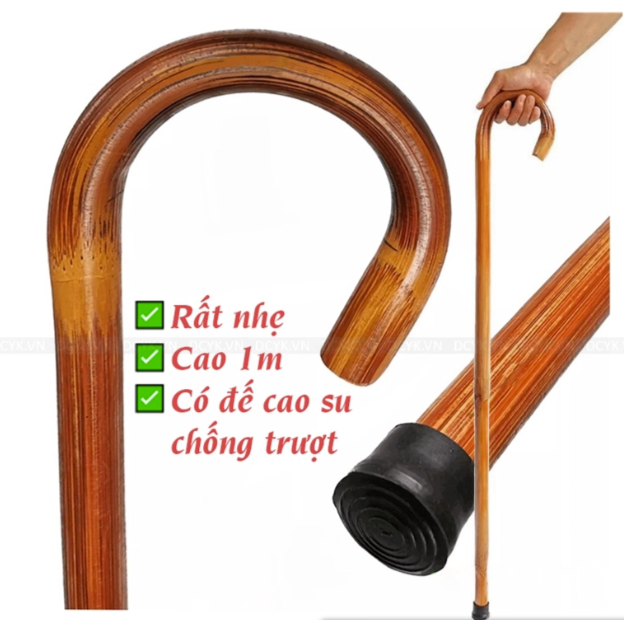 Gậy 1 Chân Thẳng (Batoong) Mây Việt Nam | Cho Người Già | Shopee Việt Nam
