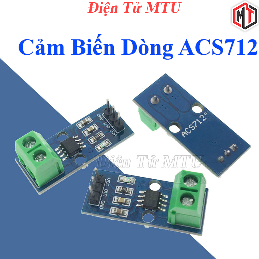 Mạch Cảm Biến Dòng Điện Hall ACS712 ACS712ELC 5A 20A 30A cho Arduino ...