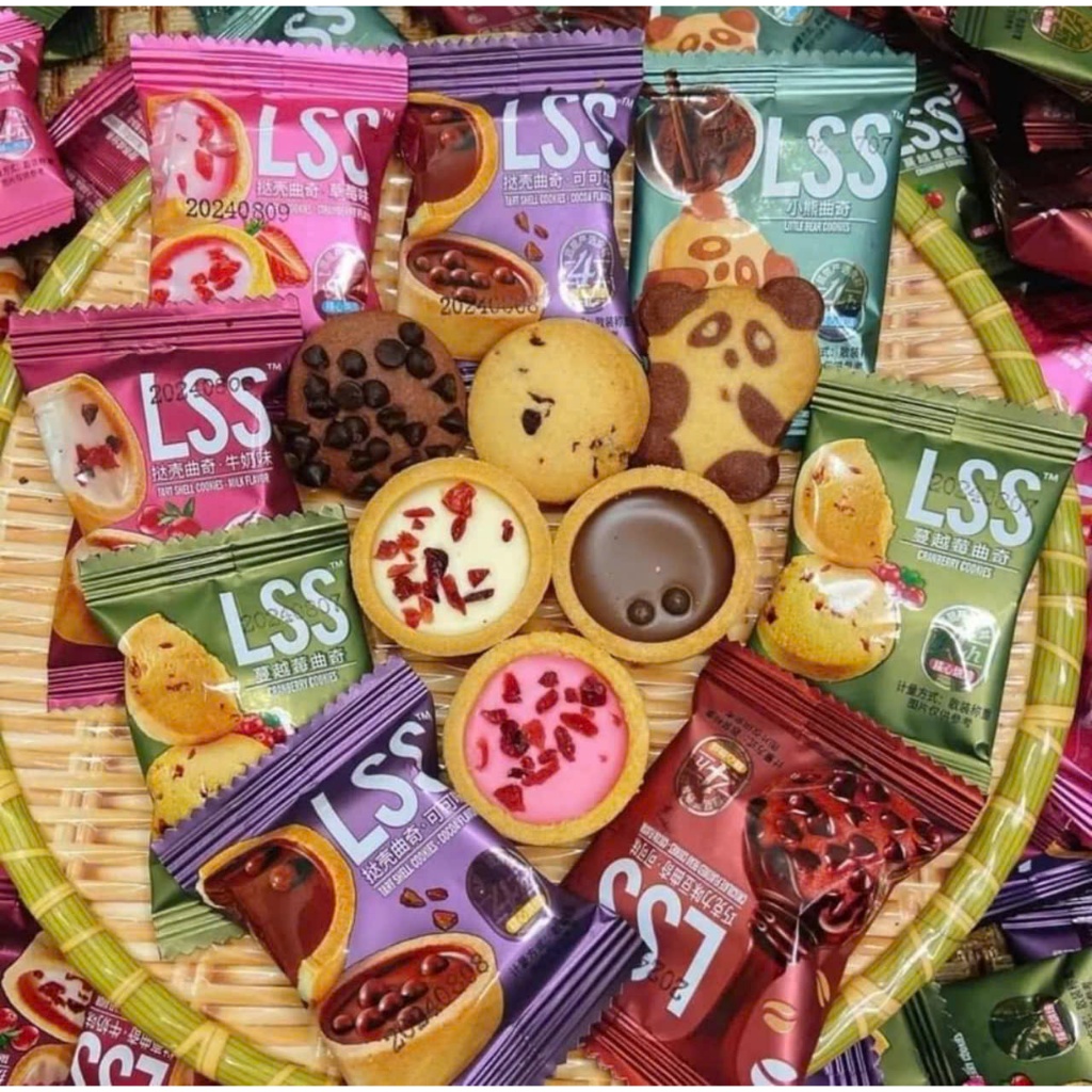 Bánh Quy Bơ Socola Nội Địa Trung Mix Nhiều vị hãng LSS | Shopee Việt Nam