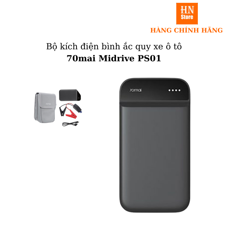 [Bản quốc tế] Bộ kích điện bình ắc quy xe ô tô Xiaomi 70mai Midrive PS01 - Bảo hành 1 tháng ...