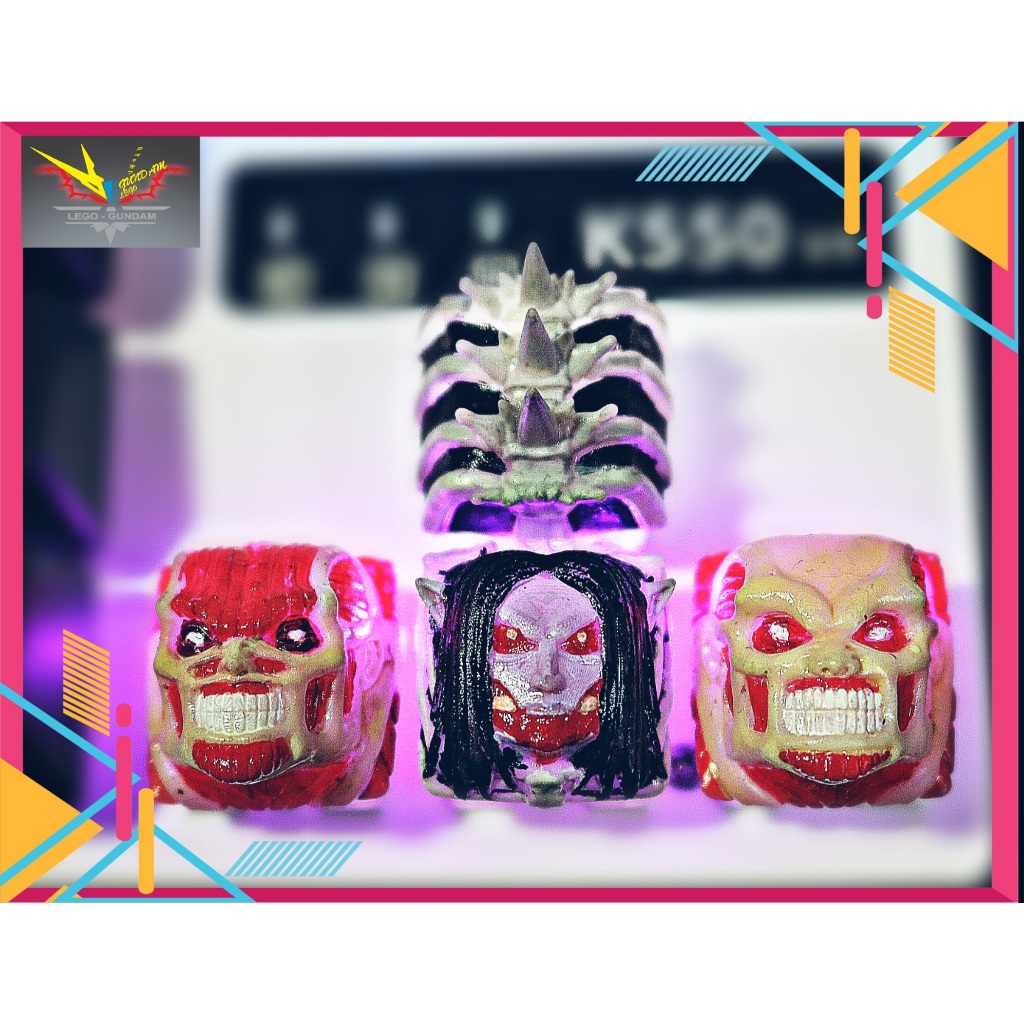 Keycap Anime Attack On Titan , Titan Thủy Tổ Eren Yeager Trận Chiến ...