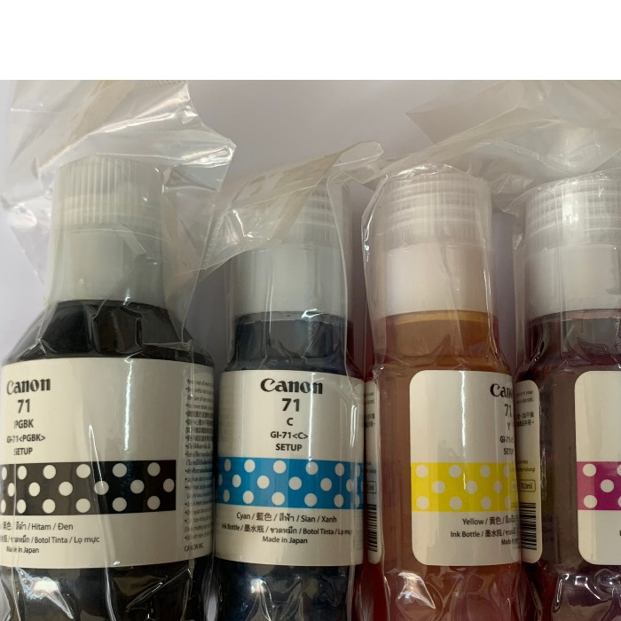 Mực Canon Gl-71 Màu và đen cho máy Canon G1020/G2020/G3020 /G5070/6070 ...