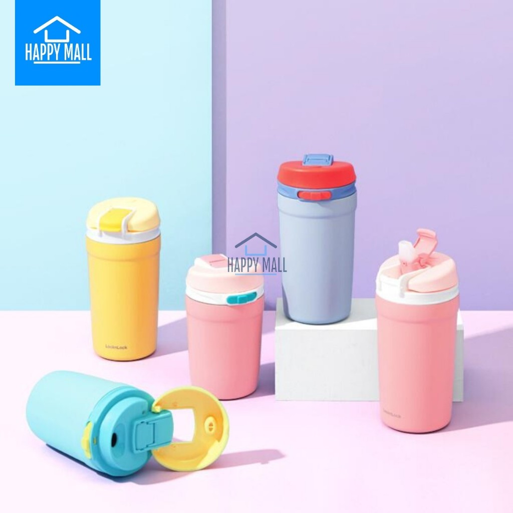 Bình giữ nhiệt LocknLock DUAL One Touch Tumbler 320ML LHC3276 , 430ML LHC3282 happy mall ...