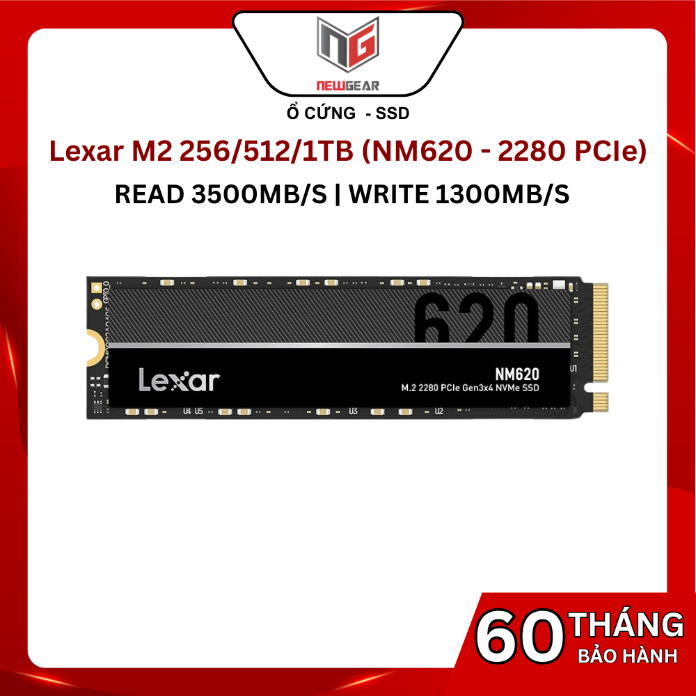 SSD Lexar M2 256GB/512GB/1TB (NM620 - 2280 PCIe) - Tốc Độ Vượt Trội, Nâng Cấp Toàn Diện | Shopee ...