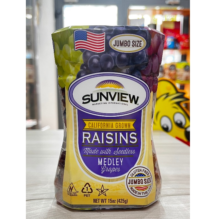 [ Date 12/25 ] Nho Khô hỗn hợp Sunview Raisins của Mỹ 425g | Shopee ...