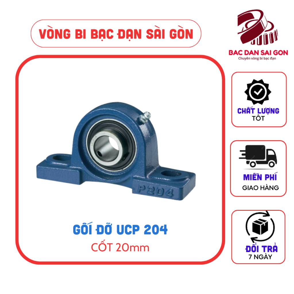 Gối đỡ nguyên bộ UCP 204 205 206 207 208 209 210 | Shopee Việt Nam