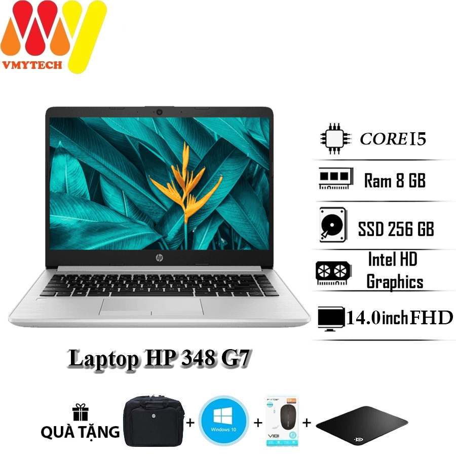 Laptop HP 348 G7, Core i5-10510U, Ram 8GB, SSD 256GB, 14inch FHD ...