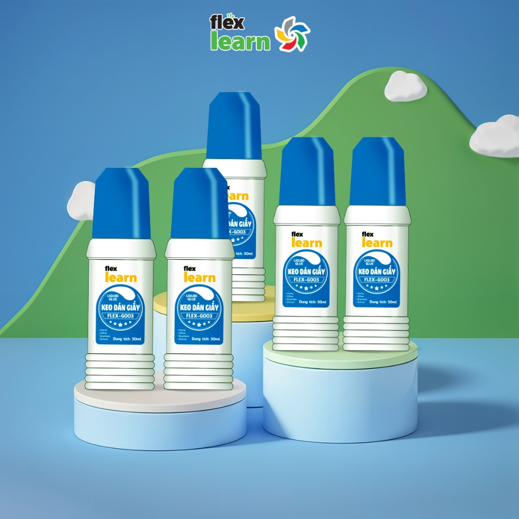 Keo hồ dạng lỏng 50ml Flex Learn FLEX-G003 - Bám dính tốt, Thân thiện ...