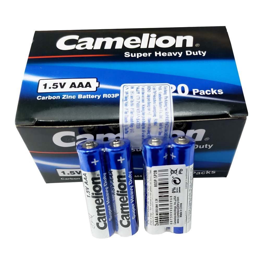 (Hàng Công ty) Hộp 40 viên pin Camelion 1.5V - Camelion Super Heavy ...