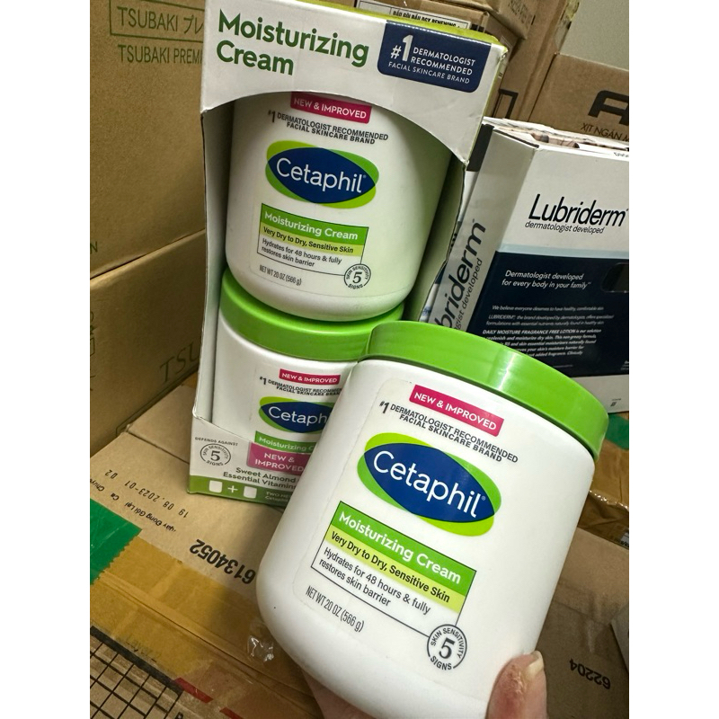 ( sản xuất 2022 ) COMBO BỘ Dưỡng Thể Cetaphil Moisturizing Cream Body – Dry Sensitive Skin 566ml ...