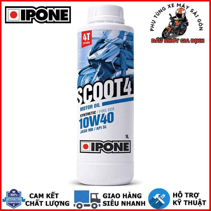 Nhớt xe ga IPONE Scoot 4 10W40 1L chính hãng - Nhập khẩu Pháp | Shopee ...
