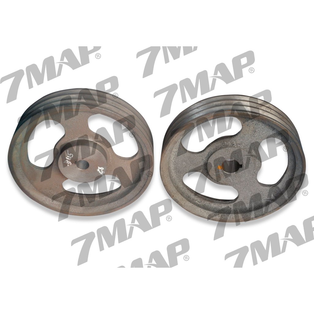 Ròng Rọc Dẫn Động Puly Buly Pulley Gang 280 x 3 Rãnh B Hàng Đĩa Dày ...