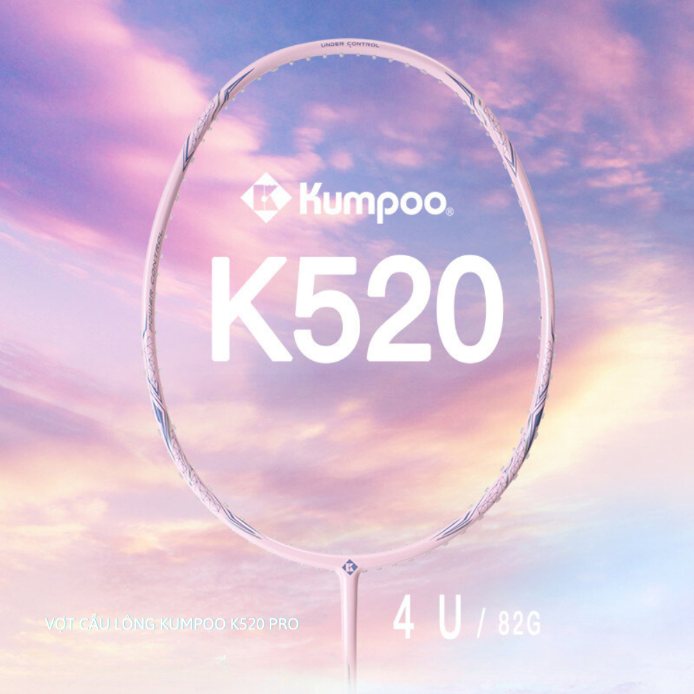 Vợt Kumpoo K520 Pro Chính Hãng Đen và Trắng, Căng Sẵn 11kg, Vợt Cầu Lông Kumpoo Sakura, PC99 ...
