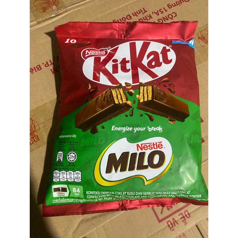Kitkat Milo túi 170gr (10 thanh x 17g) - Sản phẩm mới của Nestle - Ngọt ...