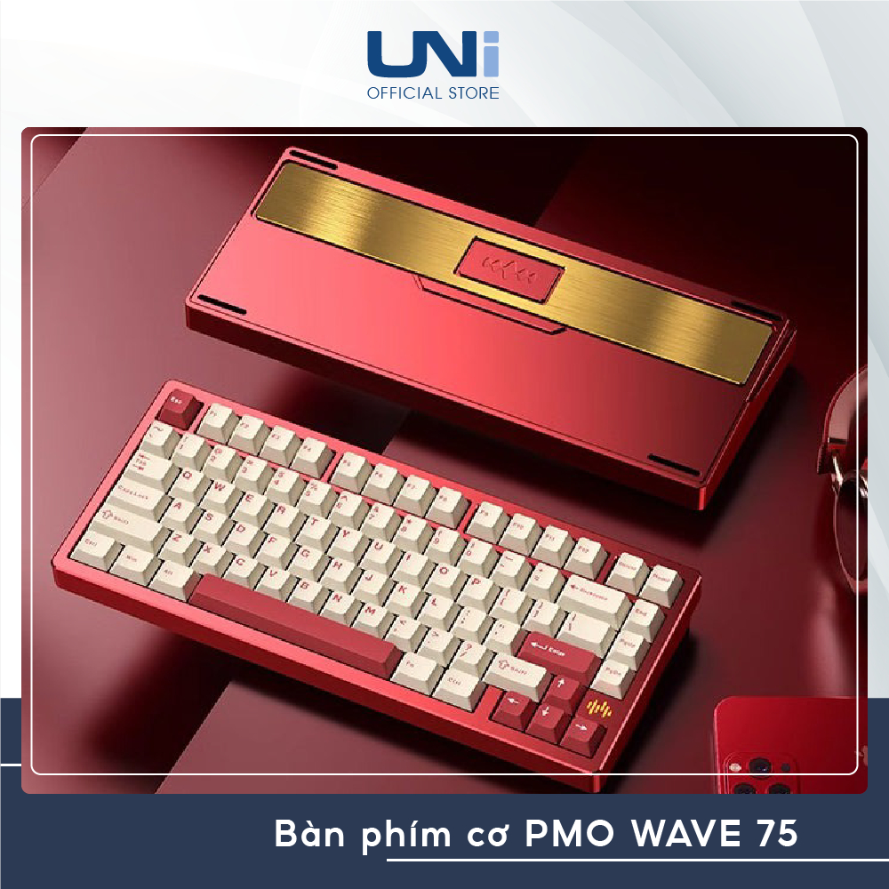 ORDER - Bàn phím cơ PMO WAVE75 QMK – Layout 75% - Case Nhôm - 3 Mode – UNI OFFICIAL STORE ...