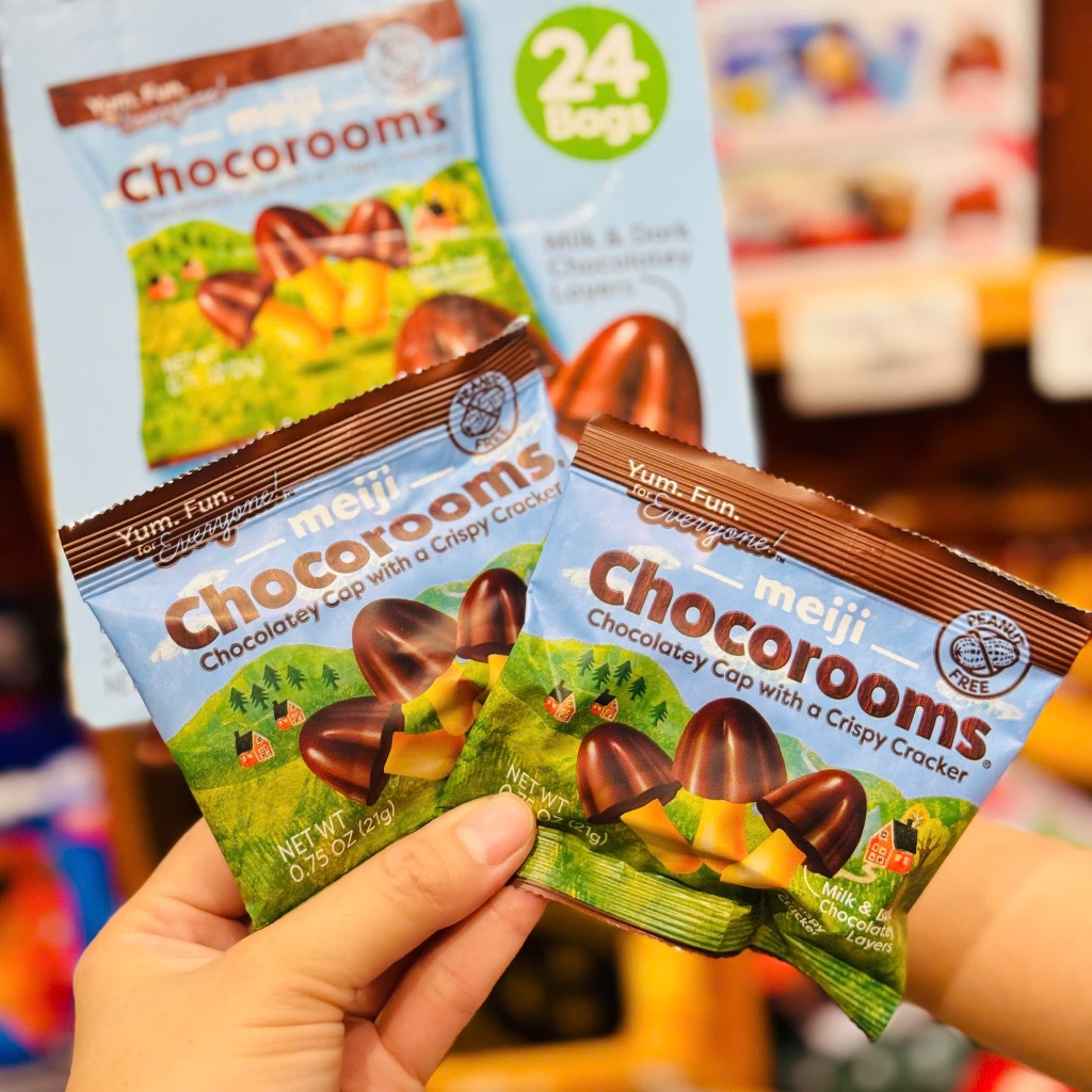 Chocolate Meiji Chocorooms With A Crispy Cracker | Shopee Việt Nam