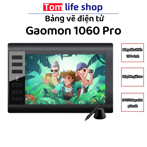 Bảng Vẽ điện Tử GAOMON 1060 PRO 10x6 Inches Bản Nâng Cấp Mới Dùng Cho ...