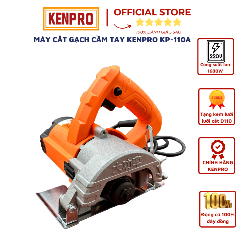 Máy Cắt Gạch Cầm Tay KENPRO KP-110A | Shopee Việt Nam