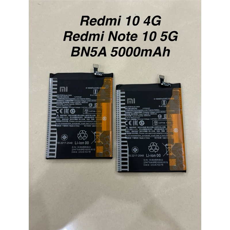 Pin Redmi 10 4G/Redmi Note 10 5G Zin New Mã BN5A Dung Lượng 5000mAh ...