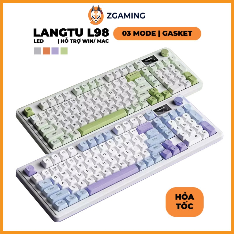 Bàn Phím Không Dây LangTu L98 | Bàn Phím Văn Phòng Chuyên Dụng | Âm Thanh Trầm, Nhỏ. Siêu Êm ...