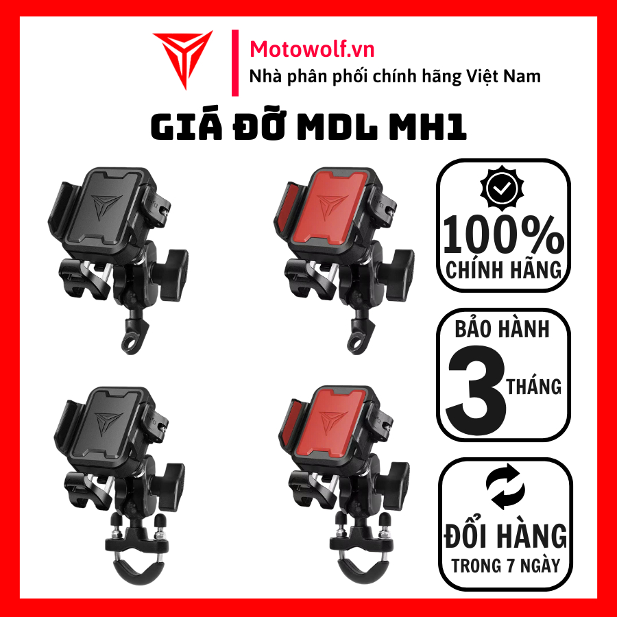 GIÁ GẮN ĐIỆN THOẠI TRÊN XE MÁY MOTOWOLF MH1 CHÍNH HÃNG - Motowolf Việt ...