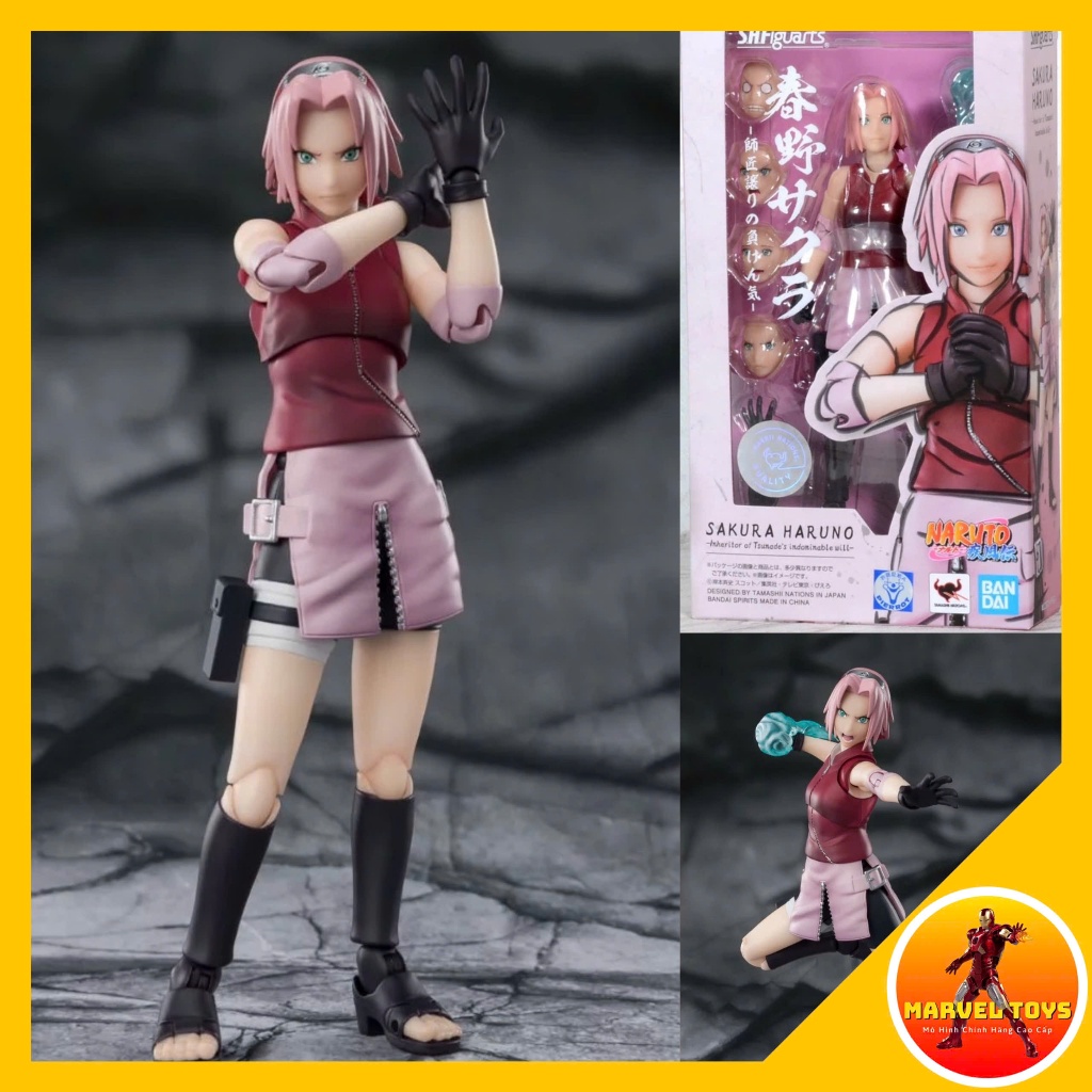 Mô Hình Chính Hãng SHFiguarts Sakura Haruno Trong Naruto BANDAI SHF ...
