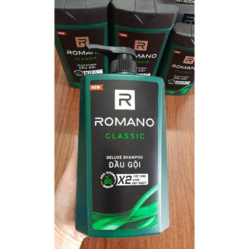 DẦU GỘI HƯƠNG NƯỚC HOA ROMANO/ CHAI 180G, 380G, 650G. | Shopee Việt Nam
