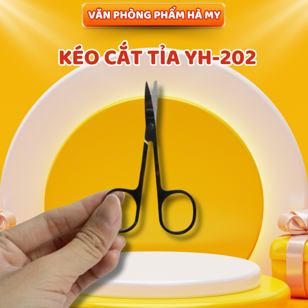 Kéo Cắt Tỉa Lông Mày Lông Mũi Cong Nhọn Nhỏ Gọn Tiện Lợi YH-202 | Shopee Việt Nam