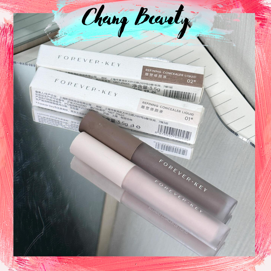 FOREVER KEY Tạo Khối Bắt Sáng Forever Key Refining Concealer Liquid ...