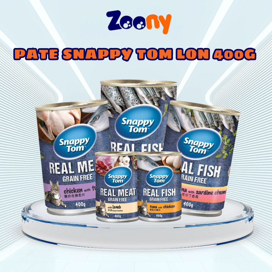 Pate SNAPPY TOM LON 400G cho mèo, thịt thật siêu tiết kiệm dành cho mèo | Shopee Việt Nam