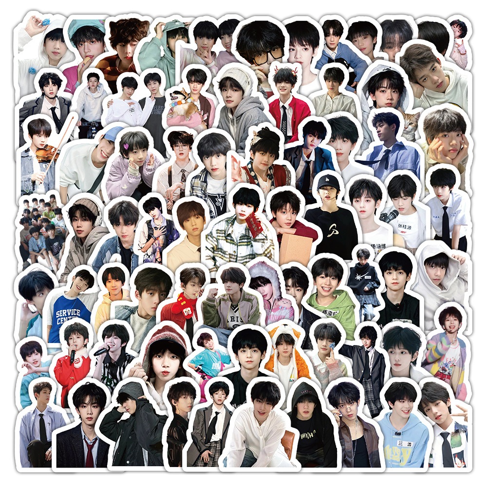 Set 100 stickers TF Family Gia Tộc F4, hình dán trang trí, chống thấm ...