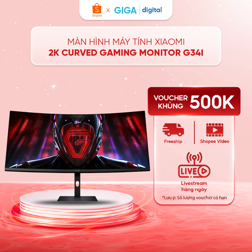 Màn hình máy tính Xiaomi 2K Curved Gaming Monitor G34i ELA5454EU 34 ...