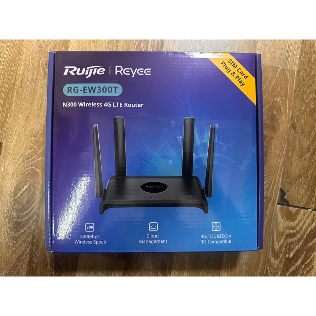 Bộ Phát WiFi Router 4G LTE Ruijie RG-EW300T N300 | 300Mbps | Ruijie ...