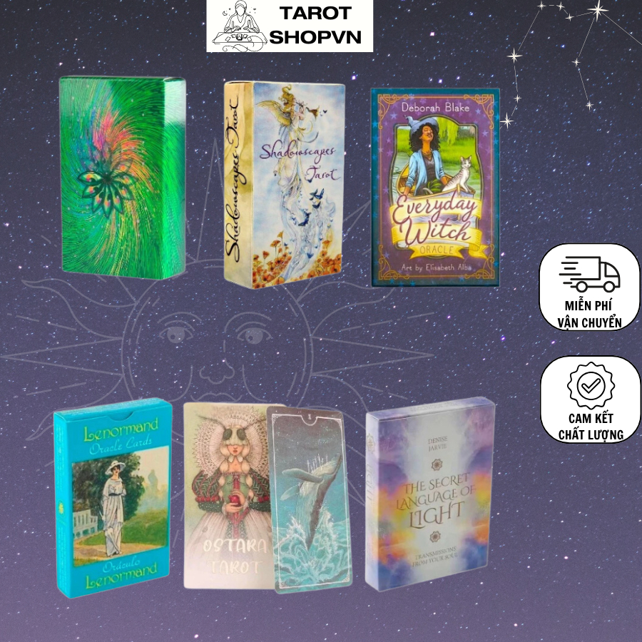 Bài Tarot Size Thường COSMA, SHADOWSCAPES, EVERYDAY WITCH, LENORMAND, OSTARA, SECRET - Tarotshop ...