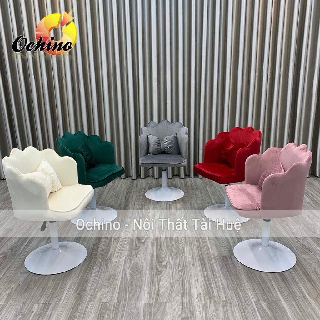 Ghế Xoay Văn Phòng Chân Trắng Sang Chảnh Mẫu Vương Miện Điều Chỉnh 41 ...