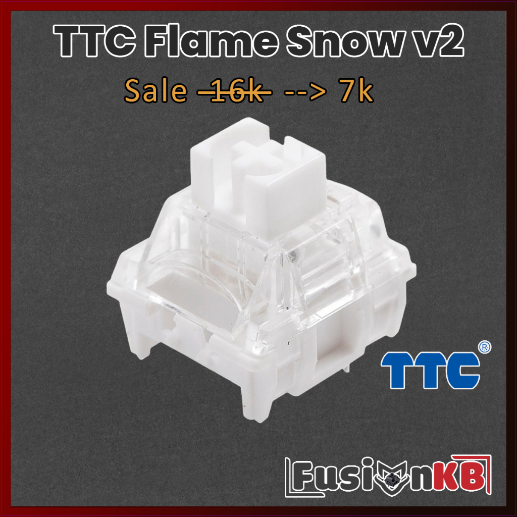 TTC Flame Snow v2 | Linear Switch | Switch sưu tầm | Switch độc lạ | FusionKB | Shopee Việt Nam