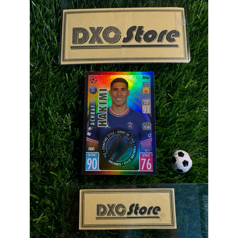 [ CHÍNH HÃNG ] - SIGNATURE STYLE - TOPPS MATCH ATTAX 2022 - ACHRAF ...