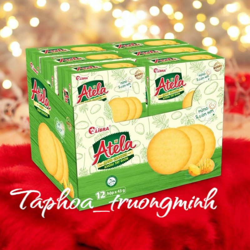 Lốc 12 hộp bánh khoai Tây lễ Atela 42g | Shopee Việt Nam