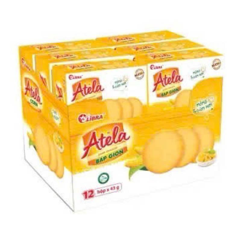 Lốc 12 hộp bánh khoai Tây lễ Atela 42g | Shopee Việt Nam
