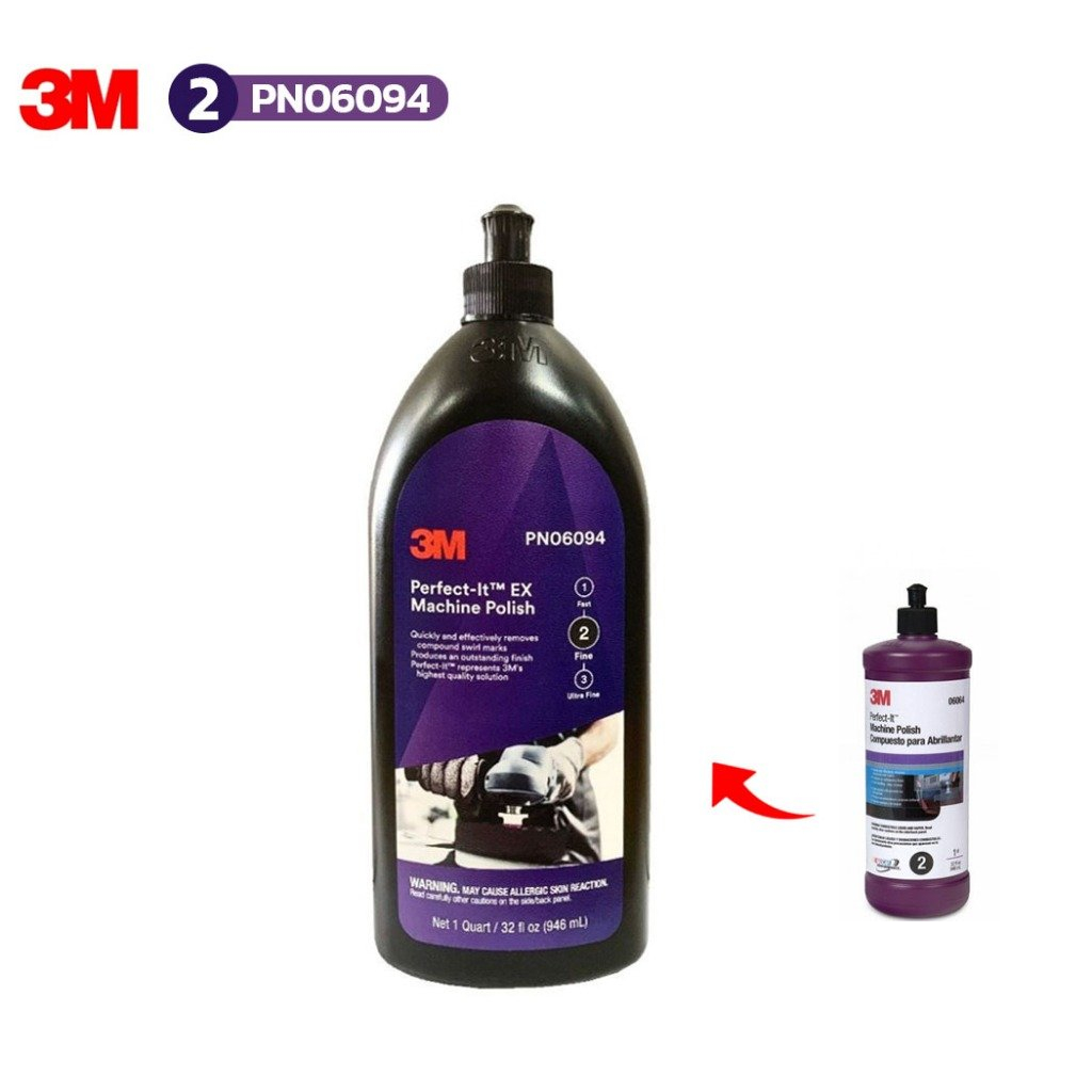 DUNG DỊCH ĐÁNH BÓNG BƯỚC 2 - 3M PERFECT-IT MACHINE POLISH PN06094 946ML | Shopee Việt Nam